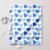 Blue Hearts Fabric | Zazzle