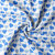 Blue Hearts Fabric | Zazzle