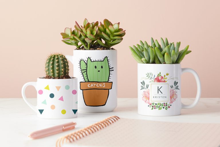 DIY: Succulent Mug Planter | Zazzle Ideas