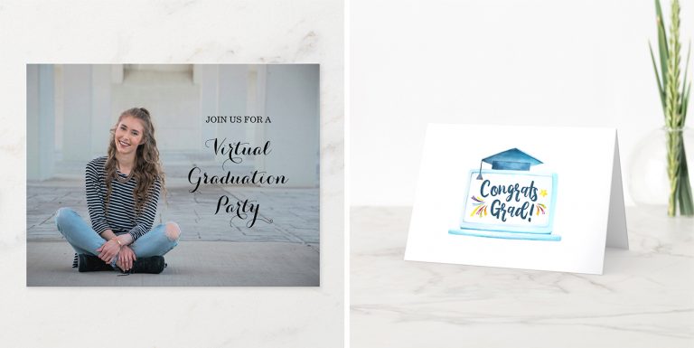 How to Virtually Celebrate a Graduation | Zazzle Ideas