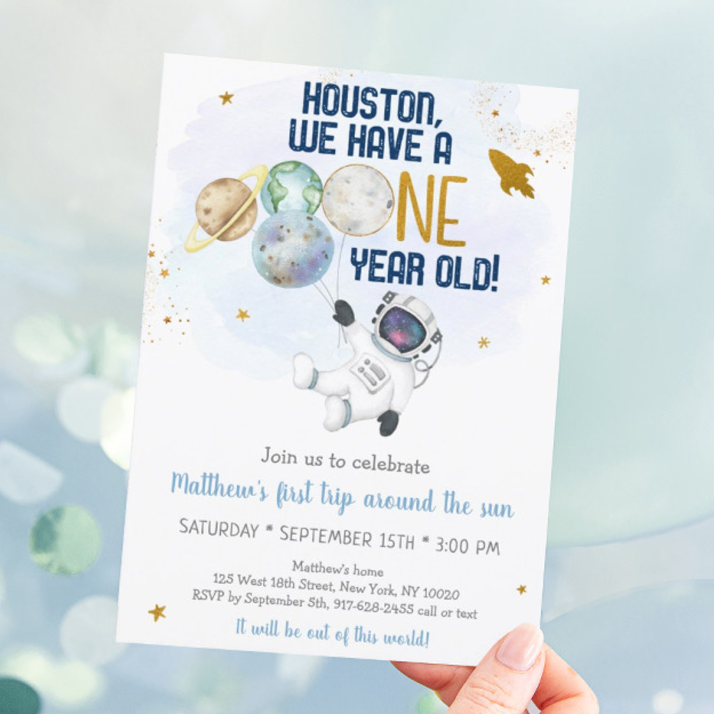 Astronaut Invitations