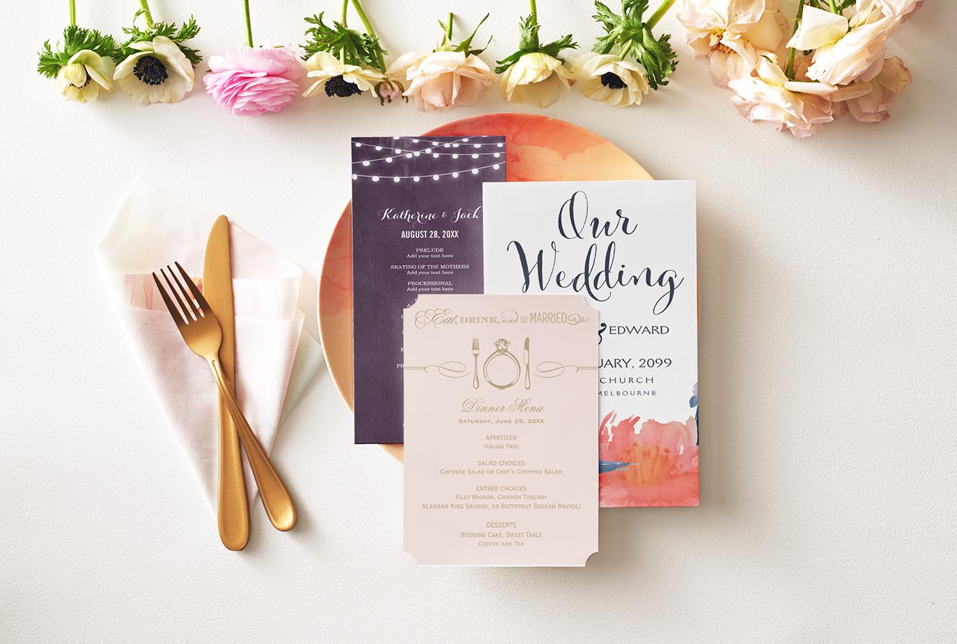 Wedding Program Examples